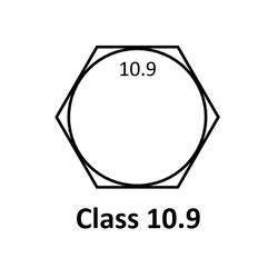 Midwest Fastener® 10mm-1.50 x 70mm Class 10.9 Hex Flange Bolt - 1 Count ...