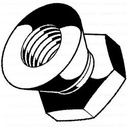 Midwest Fastener® 1/4"-20 Breakaway Nut - 10 Count at Menards®