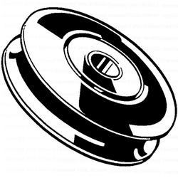 Midwest Fastener® 1-1/2" Sliding Door Rollers - 1 Count at Menards®