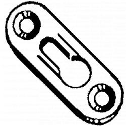 Midwest Fastener® Extra Heavy One Hole Keyhole Fittings - 6 Count at ...