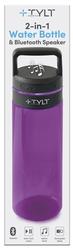 Tylt 2-in-1 Water Bottle with Speaker - Purple at Menards®
