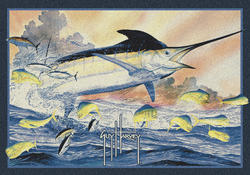 Milliken™ Guy Harvey Marlin 3'10" x 5'4" Area Rug at Menards®