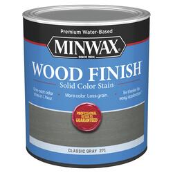 Minwax® Wood Finish™ Interior Water-Base Solid Color Classic Gray Wood ...