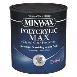 Minwax® Polycrylic® Max Clear Satin - 1 qt. at Menards®