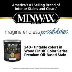 Minwax® Wood Finish® Color Series Oil-Based Amber Wood Stain - 1 qt. at ...