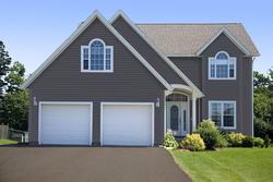 Mitten® Sentry® Double 4-1/2" x 12' 1" Huron Blue Dutchlap Vinyl Siding ...