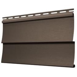 Mitten® Sentry® Double 4" x 12' 6" Coffee Bean Vinyl Siding at Menards®
