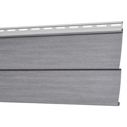 Mitten® Sentry® Double 4" x 12'6" Arctic Gray Vinyl Siding at Menards®