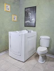 Avora Bath 38"W x 33"D White Right Drain 10-Jet Walk-In Whirlpool ...