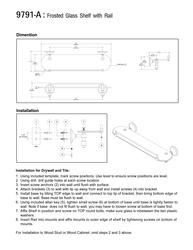 Modona 20"W x 6"D Arora White Procelain and Chrome Glass Wall Shelf at ...