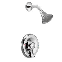 Moen Commercial One-Handle 1-Spray Pressure Balancing Chrome Shower ...
