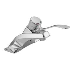 Moen® Commercial One-Handle 4" Centerset Chrome Bathroom Sink Faucet at ...