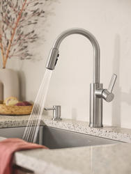 Moen® Durani™ One-Handle Pull-Down Spot Resist™ Stainless Kitchen ...