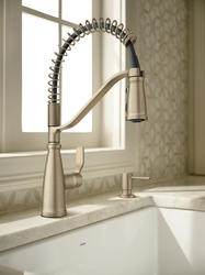 Moen® Nolia™ One-Handle Pull-Down Bronzed Gold Kitchen Faucet at Menards®