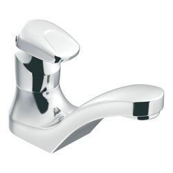 Moen® Commercial One-Handle 4" Centerset Chrome Bathroom Sink Faucet at ...