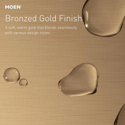 Moen® Mikah™ Two-Handle Widespread Bronzed Gold Bathroom Faucet at Menards®