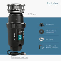 Moen GX Prep™ Series PRO 1/2 HP Garbage Disposal at Menards®