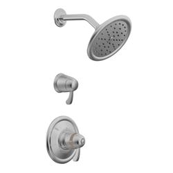 Moen® ExactTemp® Two-Handle 1-Spray Chrome Shower Faucet - Trim Only at ...
