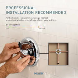 Moen® Arlys™ One-Handle 6-Spray Matte Black Bathtub Shower Faucet at ...
