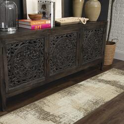 Mohawk Home® Palladium Belasco Beige 25" x 7'6" Area Rug at Menards®