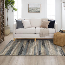 Mohawk Home® Abstract Blue 8' x 10' Area Rug at Menards®