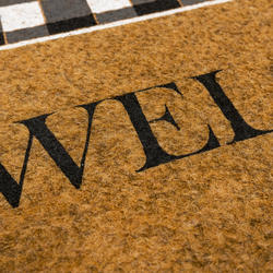 Mohawk Home® Fall Welcome Check Natural 18" x 30" Door Mat at Menards®