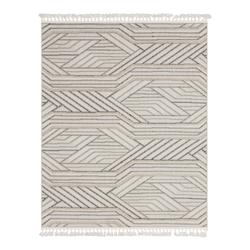 Mohawk Home® Sculpture Thurmond Cream Anthracite 7'10" x 10' Area Rug ...