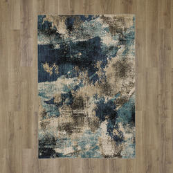 Mohawk Home® Watercolor Blue 5'3" x 7'6" Area Rug at Menards®