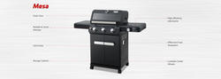 Monument ClearView® Mesa 3-Burner Propane Gas Grill at Menards®