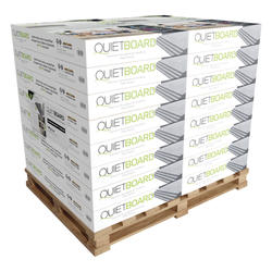 QuietBoard 6mm x 2' x 3' Acoustical and Insulating Fiber Flooring ...