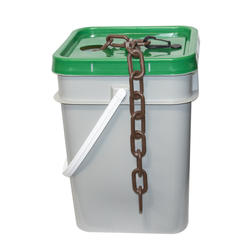 Mr. Chain™ 1" (#3) x 350' Brown Barrier Chain in a Pail at Menards®