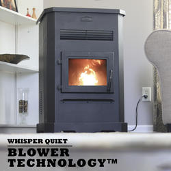 Cleveland Iron Works Pellet Stove 130 lb. Hopper (3,000 sq. ft.) at ...
