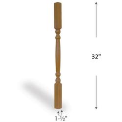 Mr. Spindle Contemporary 1-1/2 x 1-1/2 x 32 Cedar Spindle at Menards®