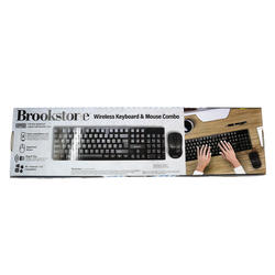 Brookstone 2.4G Wireless Keyboard And Mouse Combo at Menards®
