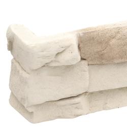 MSI Gem Rock Oak Cream Manufactured Stone Veneer Outside Corner (4 sq ...