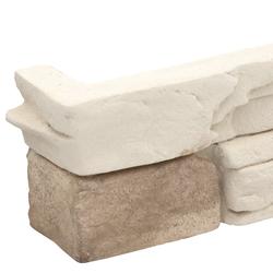 MSI Gem Rock Oak Cream Manufactured Stone Veneer Outside Corner (4 sq ...