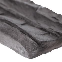 MSI Gem Rock Charcoal Manufactured Stone Veneer Outside Corner (4 sq ...