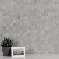 MS International Essentials Matte Ansello Grey 12 x 12 Ceramic Mosaic ...