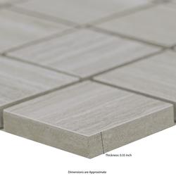 MS International Essentials Matte Charisma Silver 12 x 12 Ceramic ...