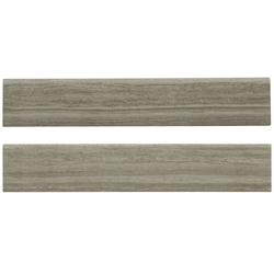 MS International Essentials Matte Charisma Silver 3 x 18 Porcelain ...