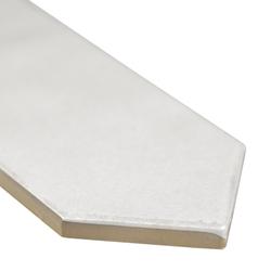 MS International Renzo Glossy Dove White 3 x 13 Picket Ceramic Wall ...