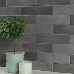 MS International Renzo Glossy Storm Gray 3 x 12 Ceramic Wall Tile at ...