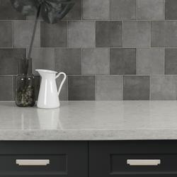 MS International Renzo Glossy Storm Gray 5 x 5 Ceramic Wall Tile at ...