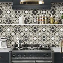 MS International Kenzzi Matte Tahari 8 x 8 Porcelain Floor and Wall ...