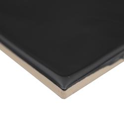 MS International Urbano Glossy Ink Black 4 x 12 Ceramic Wall Tile at ...