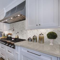 MS International Palisandro 12 x 12 Chevron Marble Mosaic Tile at Menards®