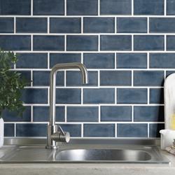 MS International Bay Glossy Blue 3 x 6 Ceramic Wall Tile at Menards®