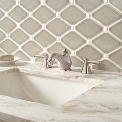 MS International Dove Gray 12 x 13 Diamond Ceramic Mosaic Tile at Menards®