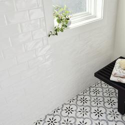 MS International Whisper Glossy White 3 x 6 Ceramic Wall Tile at Menards®