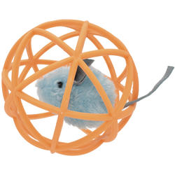 Multipet™ 5" Caged Ball with Mouse Cat Toy - Assorted Colors at Menards®